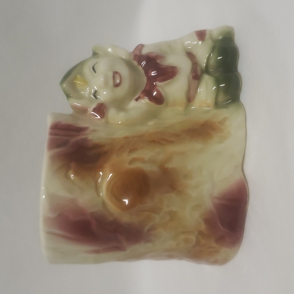 Unbranded | Other | Vintage Ceramic Elf By A Tree Stump | Poshmark